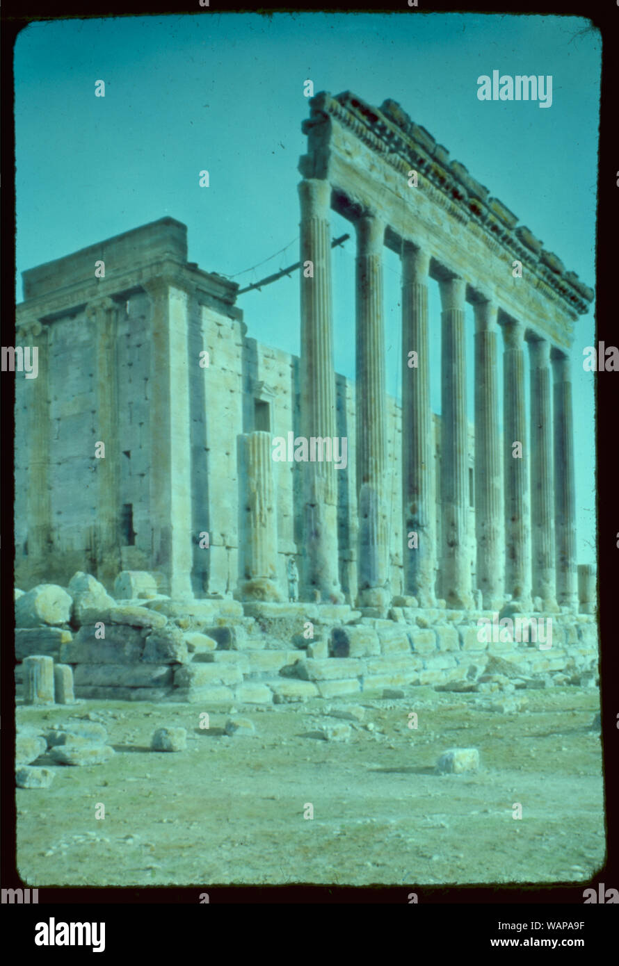Damascus, Palmyra and Baalbek. Palmyra, Temple of Baal Stock Photo - Alamy