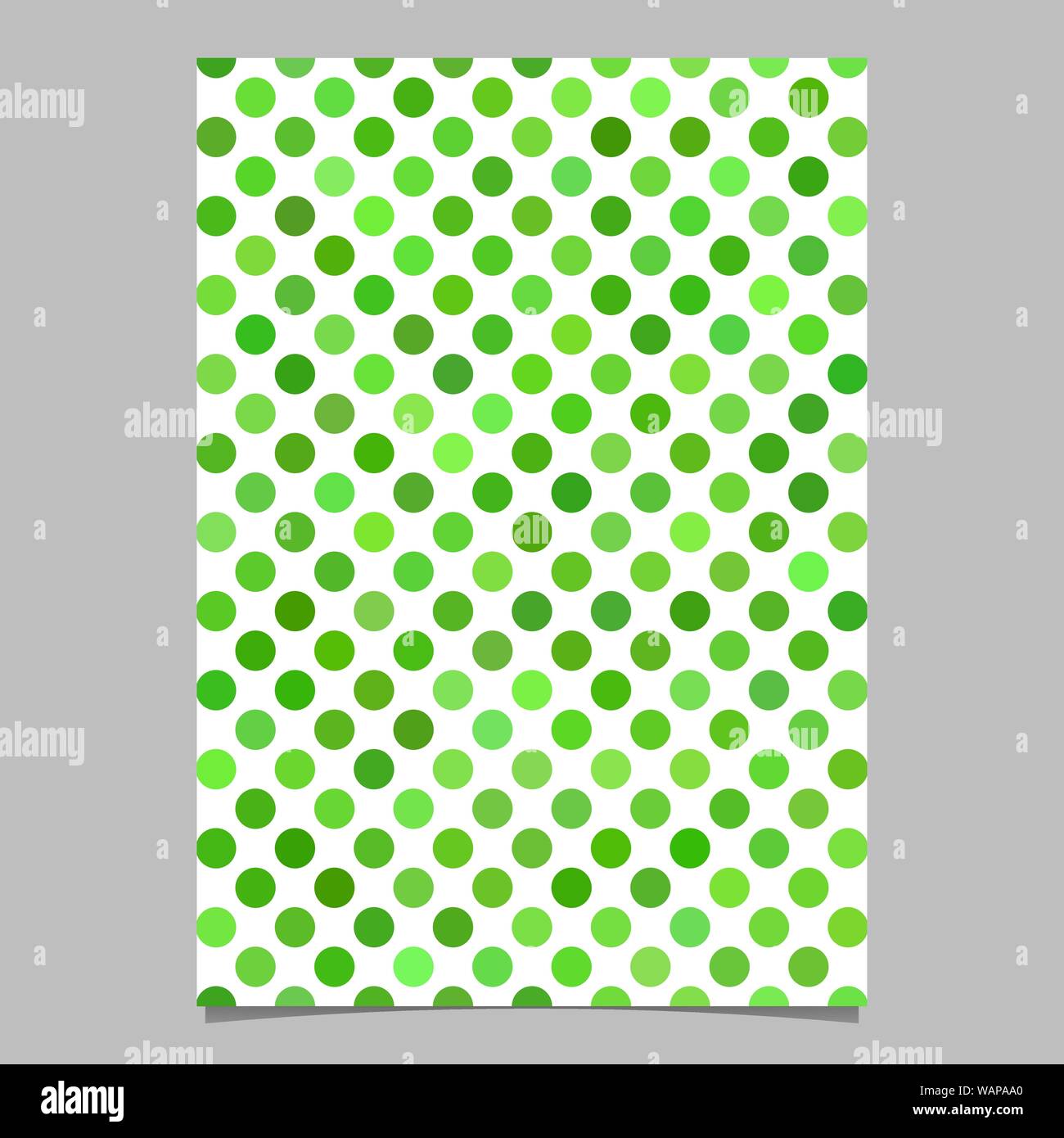 Green Abstract Circle Pattern Brochure Background Vector Stationery Template Design Stock