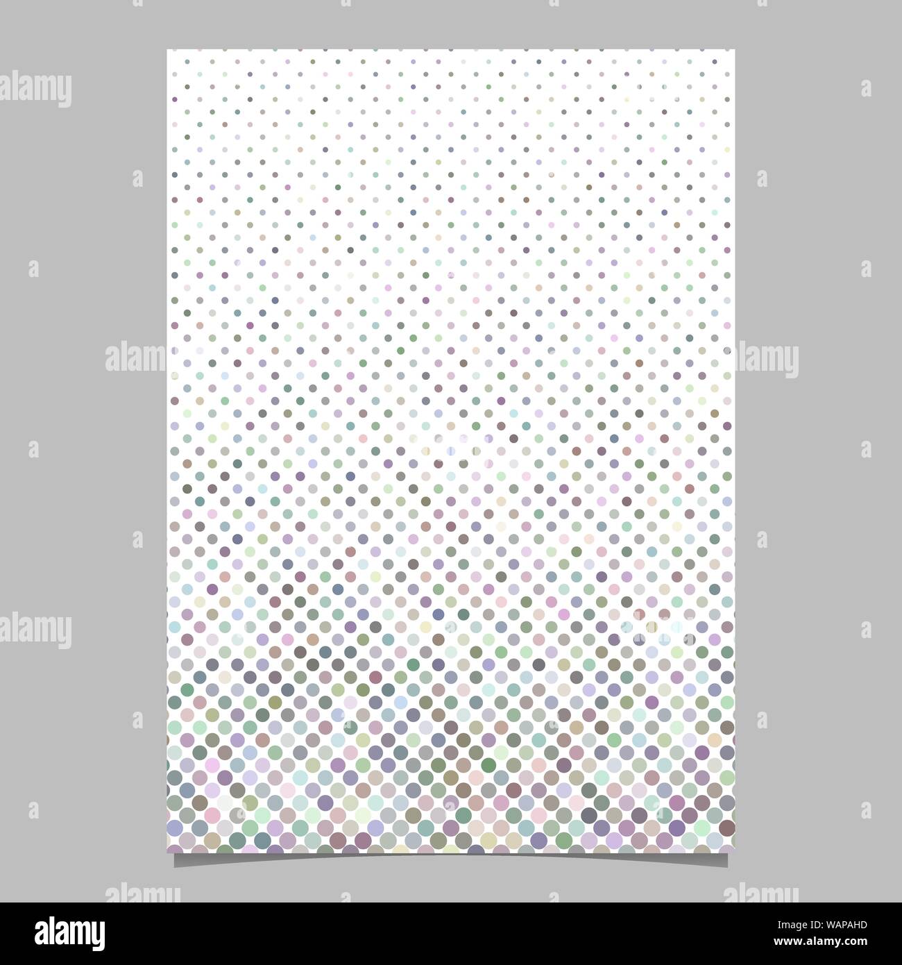 Geometric circle pattern background page template - vector illustration ...