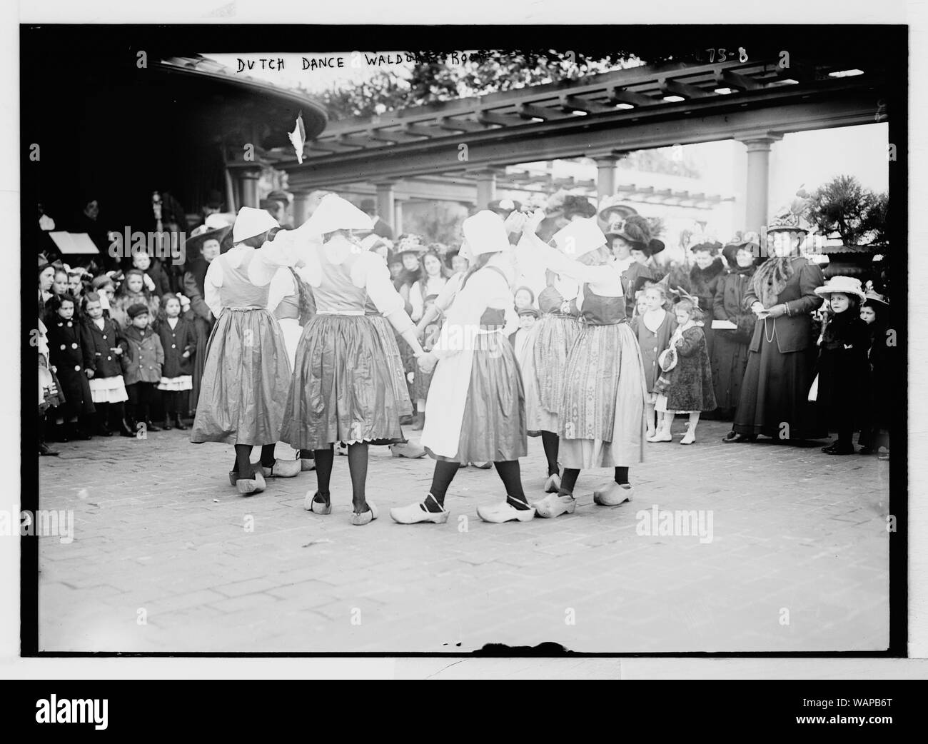Dancers doing Dutch dance, Waldorf roof, New York Stock Photo - Alamy
