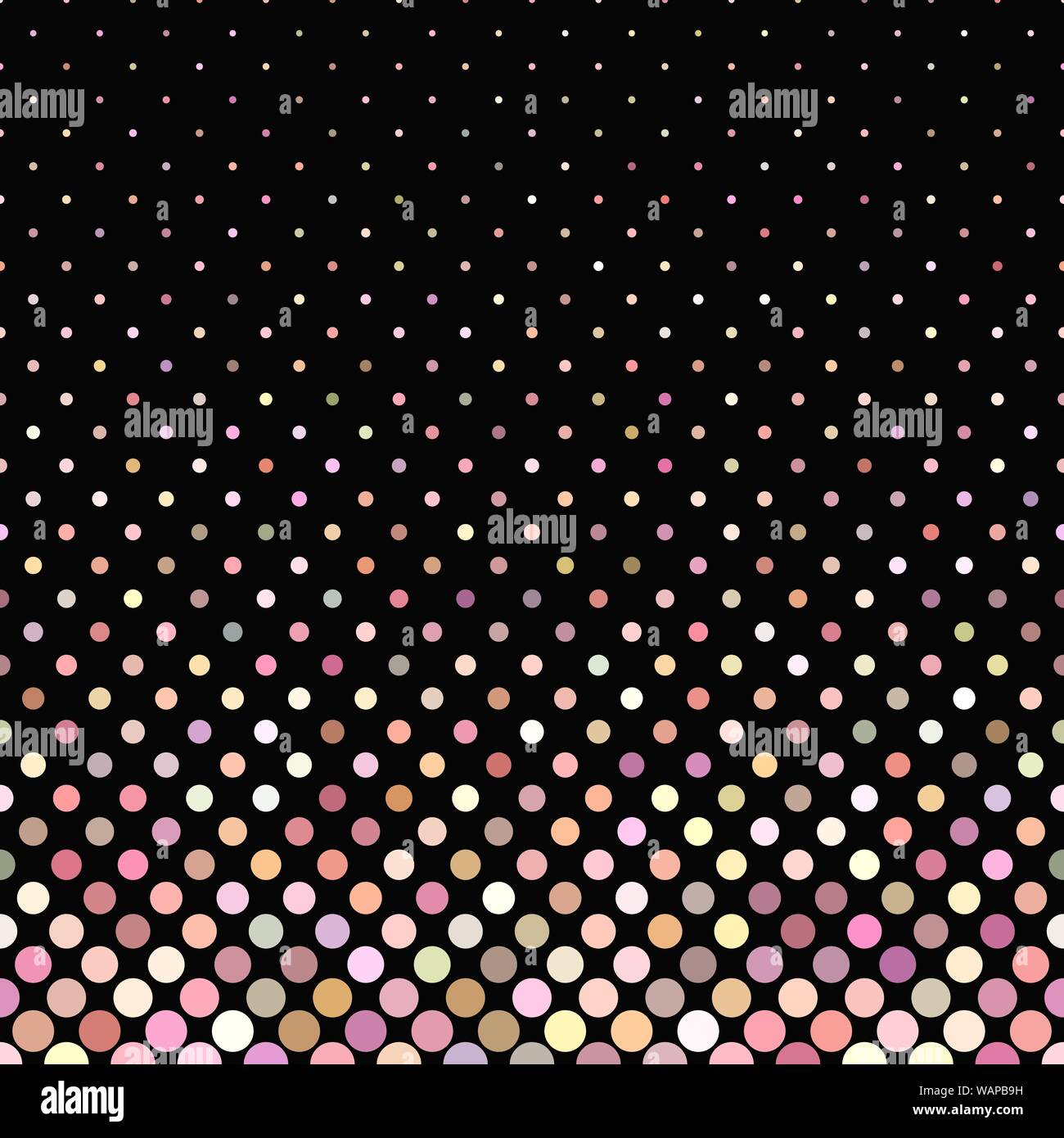 Pink abstract dot pattern - vector snowfall background design with ...