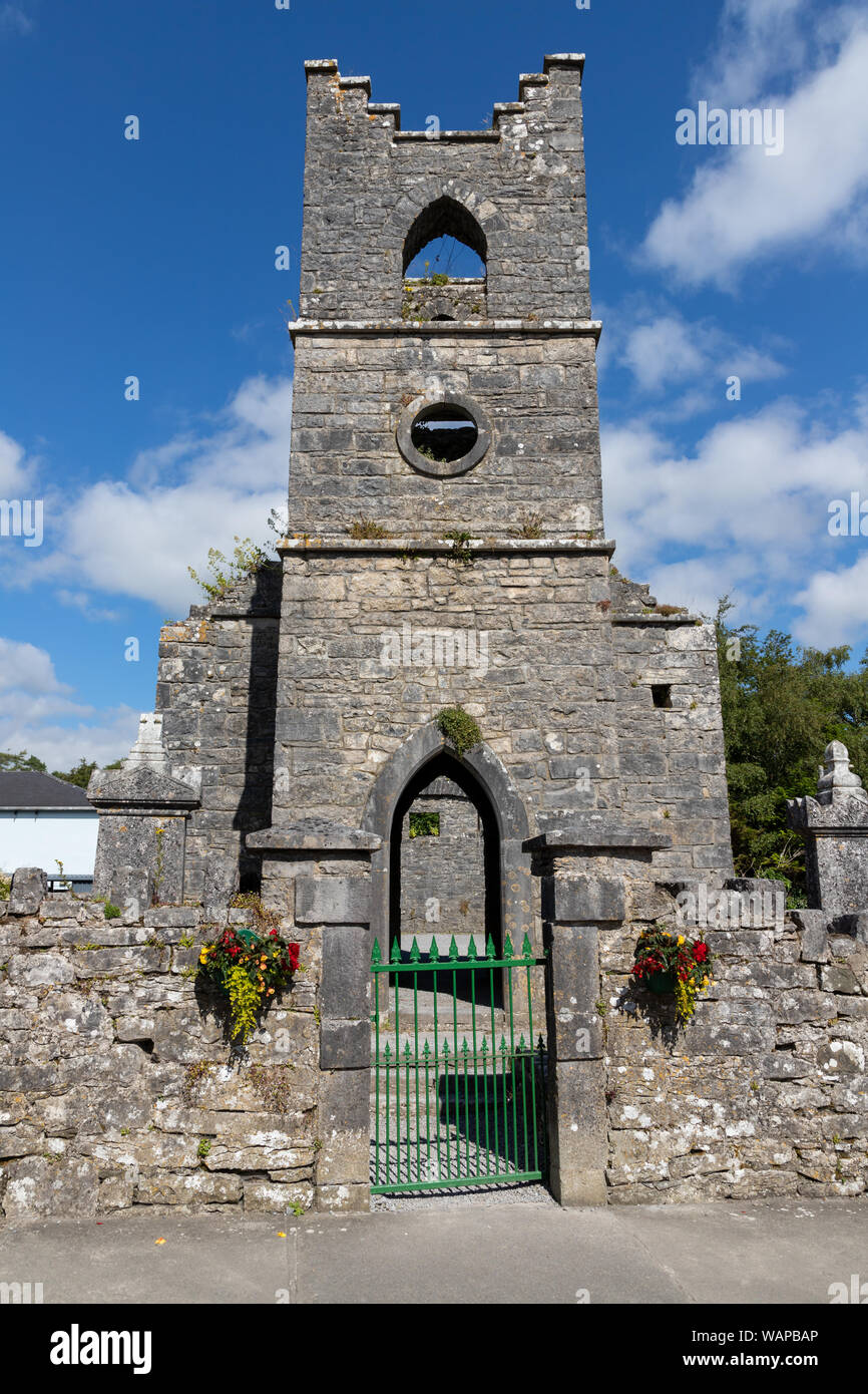 Tower of the Cong Church, Cong, Mayo, Ireland Stock Photo - Alamy