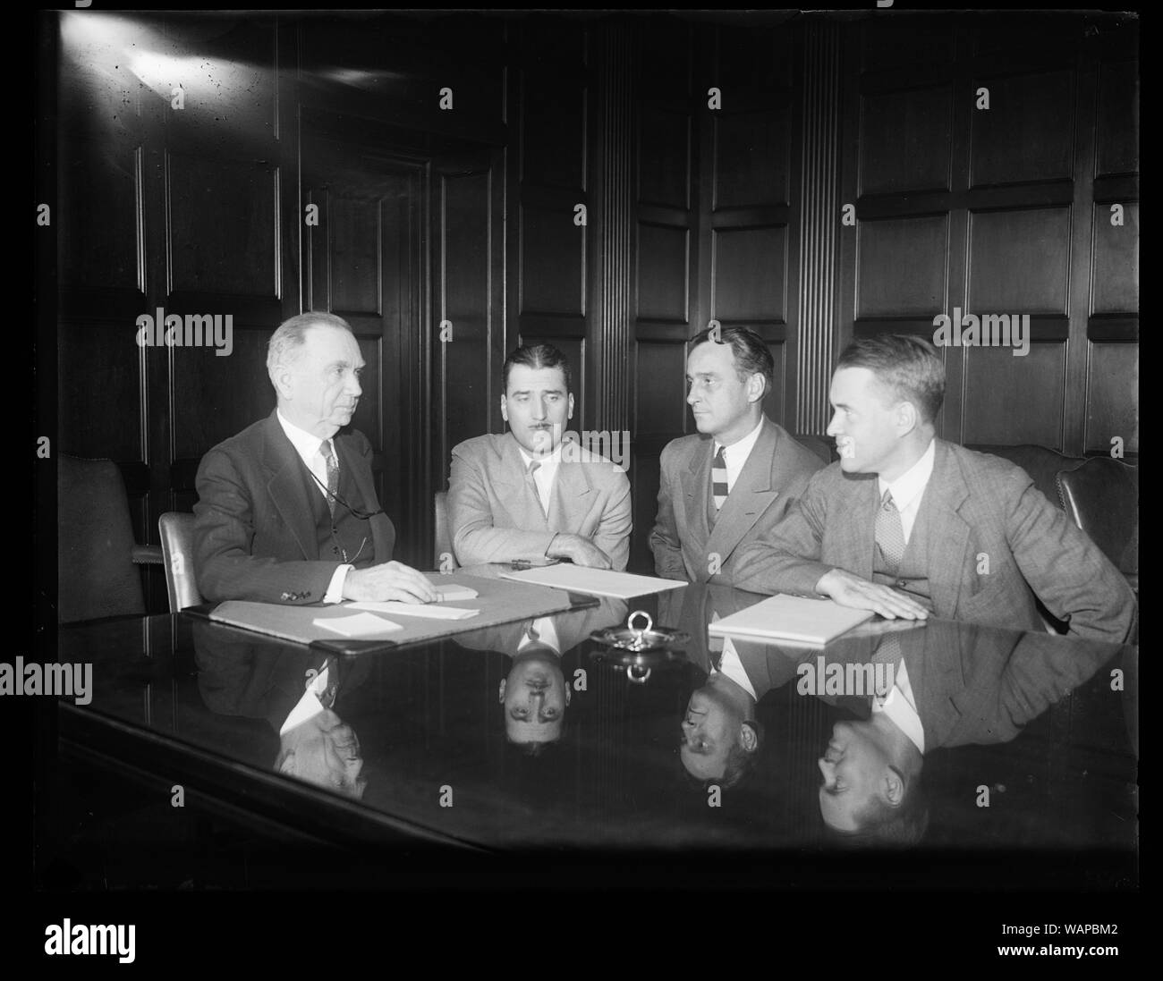 Daniel C. Roper, left Stock Photo - Alamy