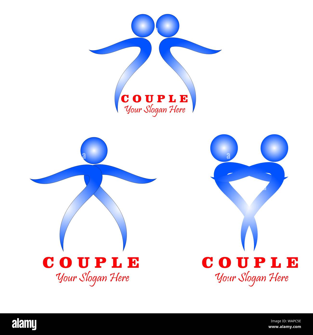 Couple represents Stock Vector Images - Alamy