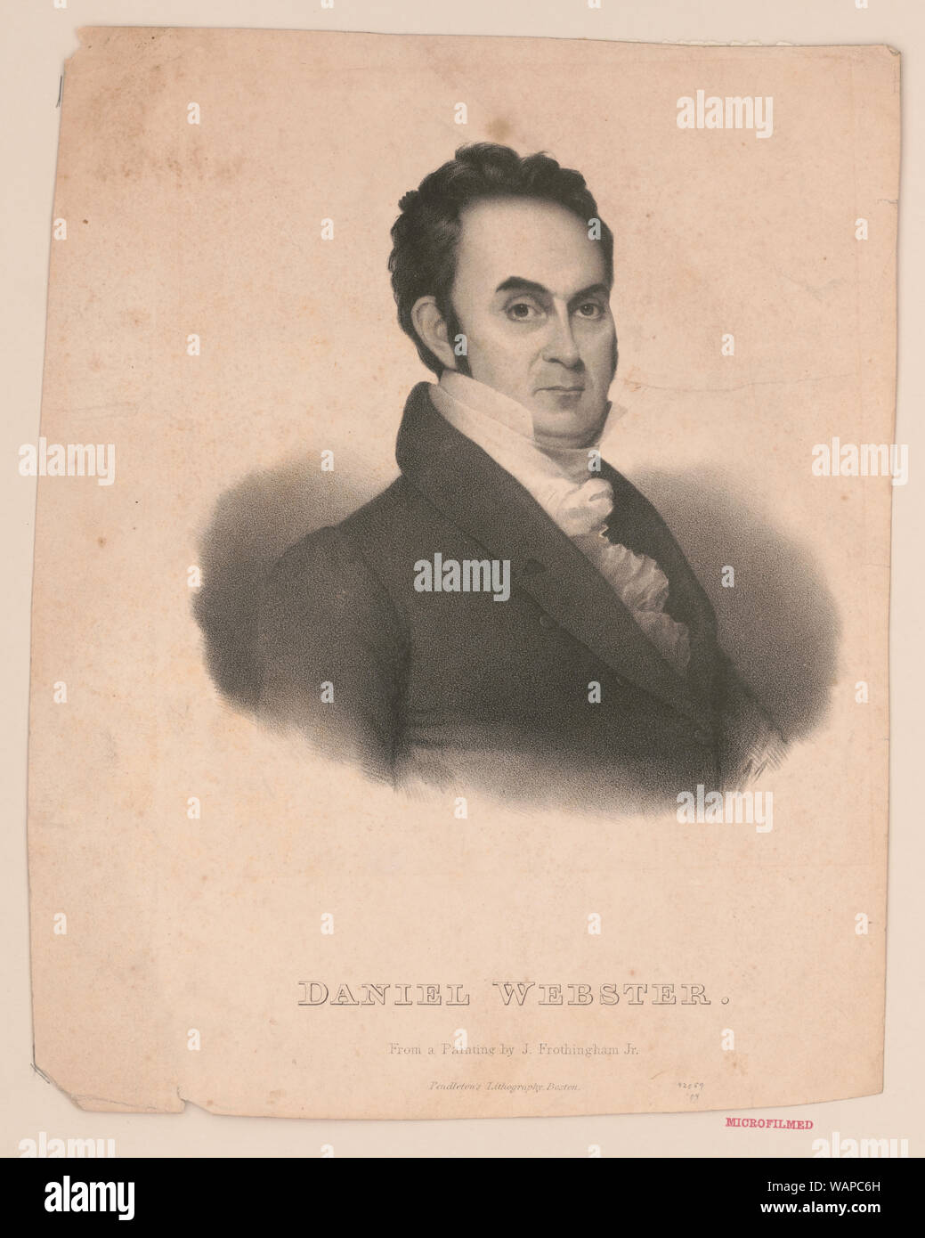 Daniel webster painting hi-res stock photography and images - Alamy