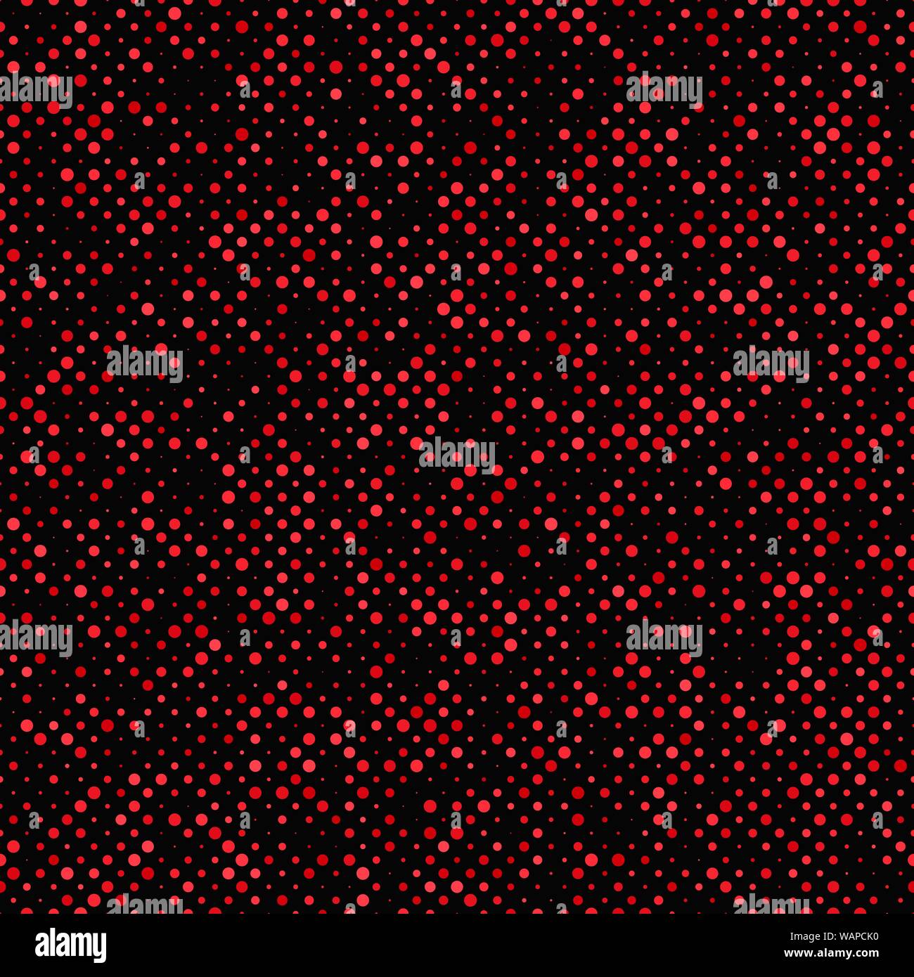 Red seamless dot pattern background - vector graphic design Stock ...