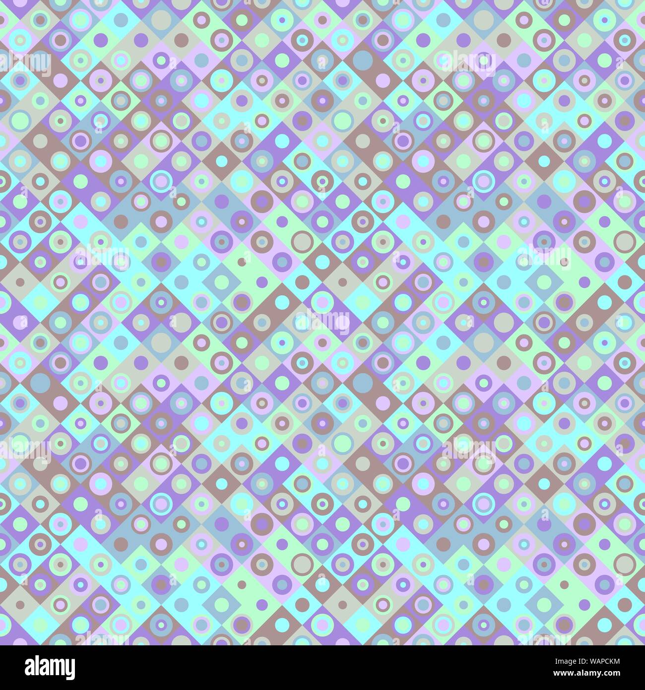 Geometrical square and circle pattern background design - abstract ...