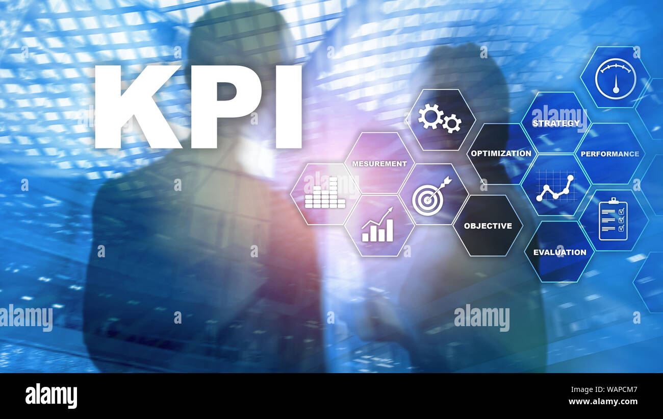 KPI - Key Performance Indicator. Business and technology concept ...