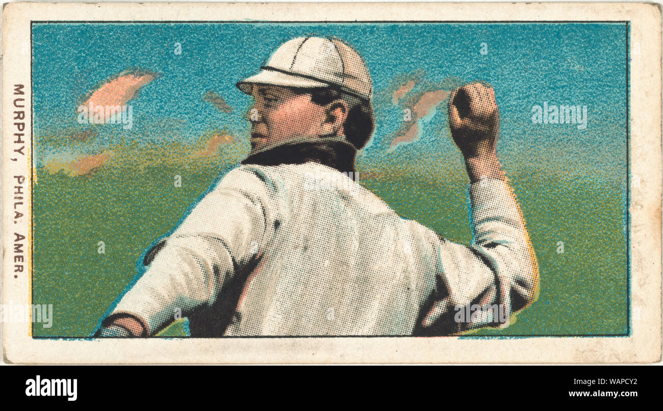 Danny Murphy, Philadelphia Athletics, baseball card portrait Stock Photo - Alamy