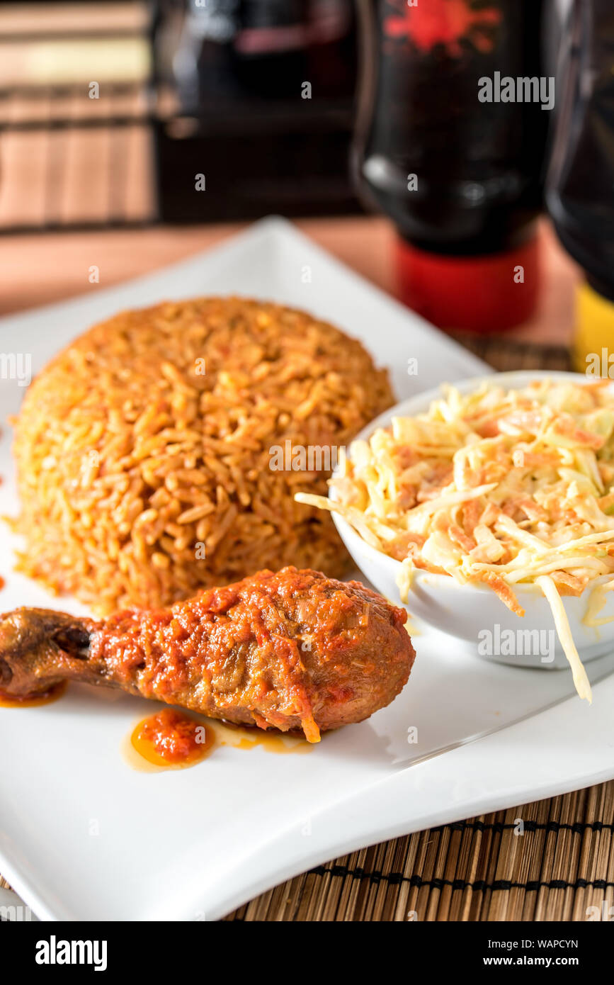 Ghana jollof rice hi-res stock photography and images - Alamy