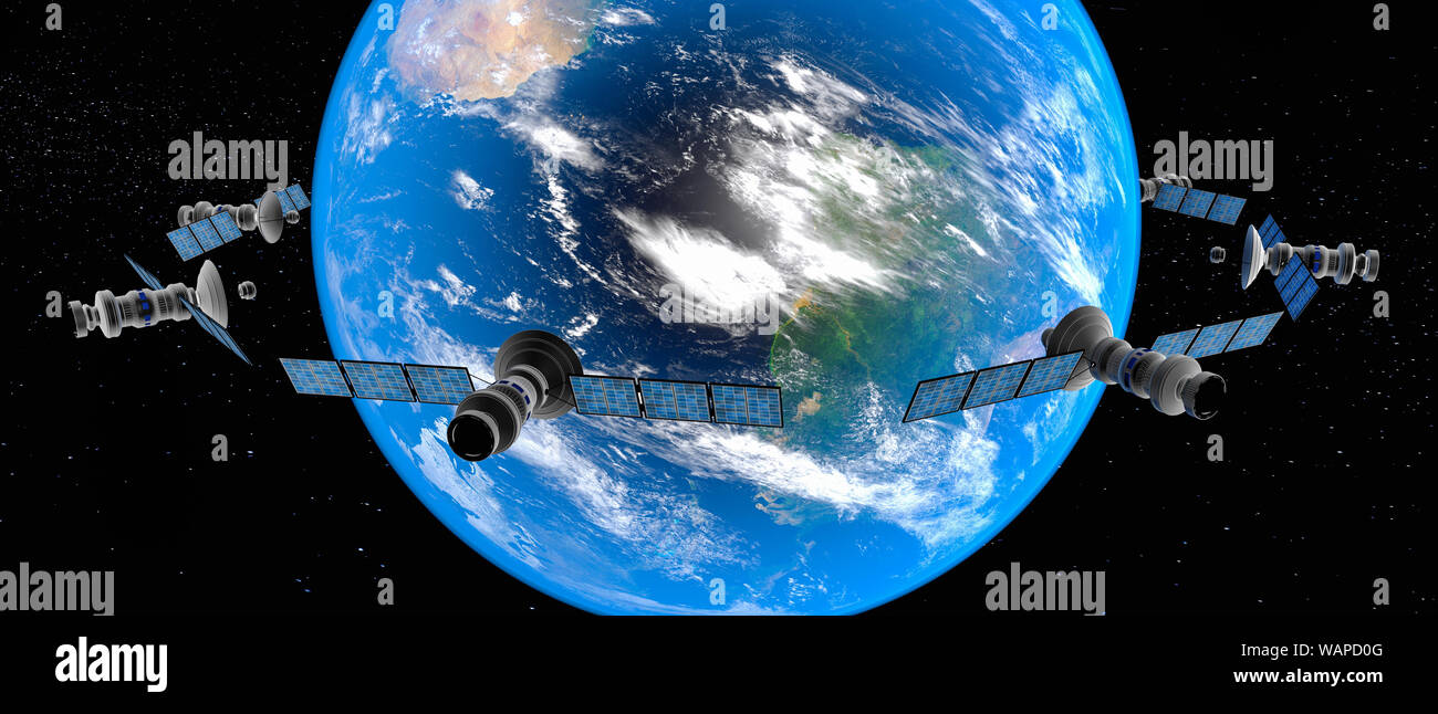 Earth Orbital Satellite High Resolution Stock Photography and Images ...