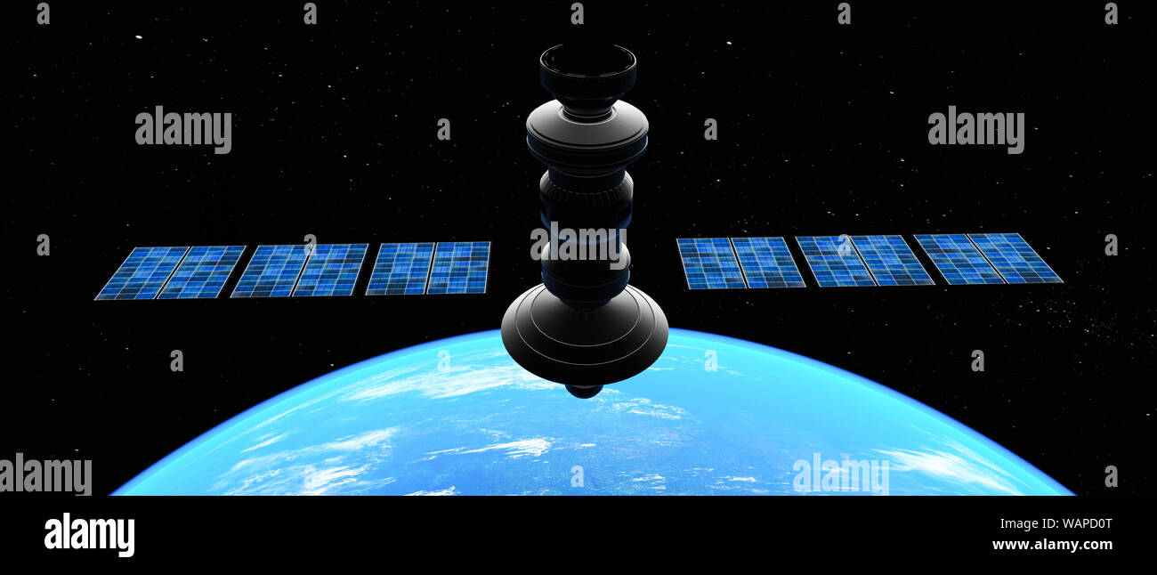 Satellite in orbit hi-res stock photography and images - Alamy