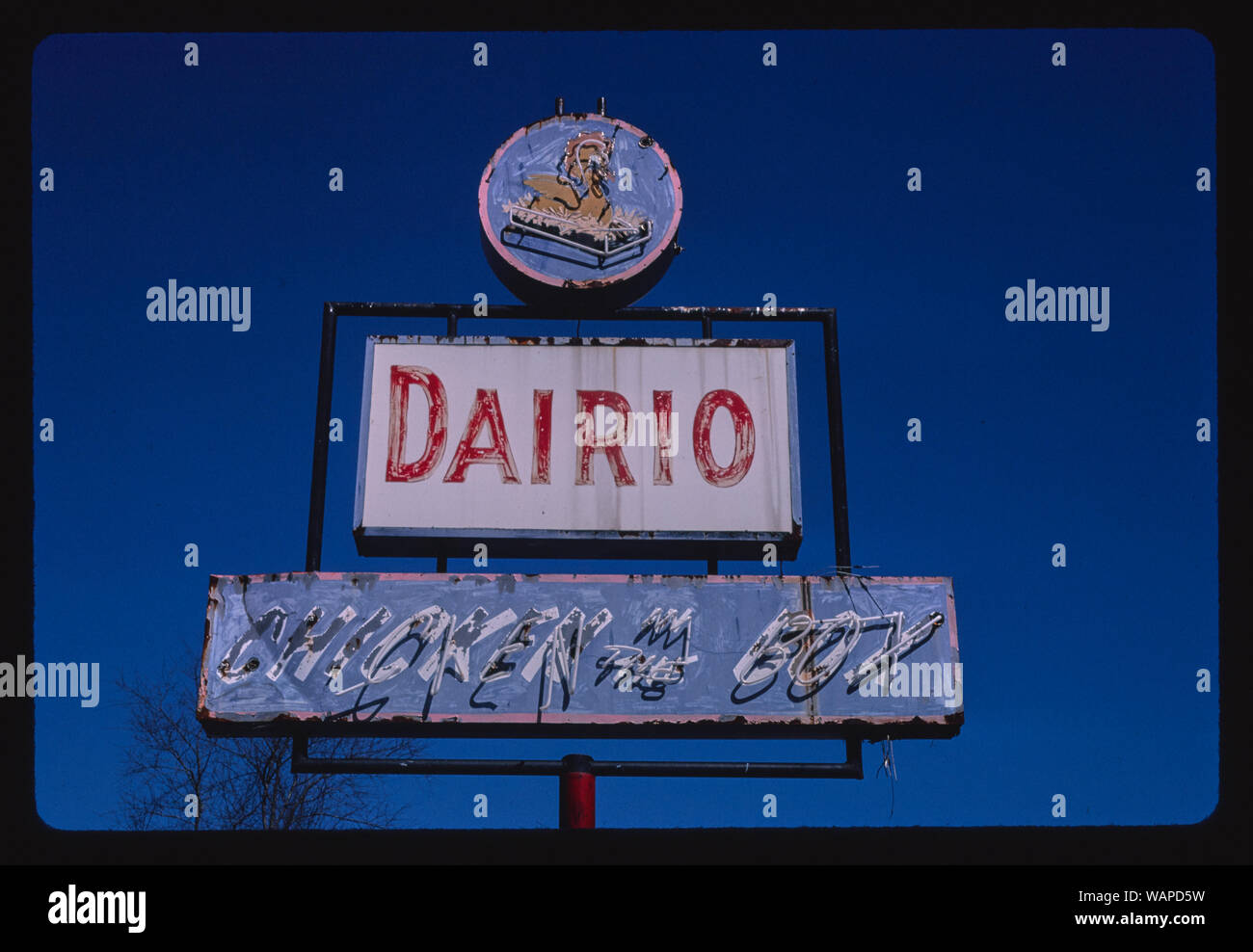 Dario Chicken In-The Box sign, Rutherfordton, North Carolina Stock ...