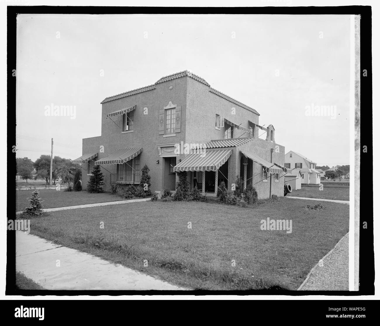 House, front door, neighborhood Cut Out Stock Images & Pictures - Alamy