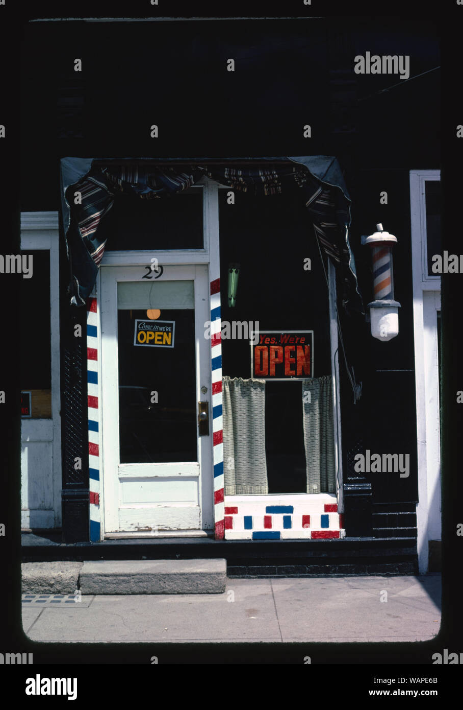Dave's Eagle Barber Shop, Dillon, Montana Stock Photo - Alamy
