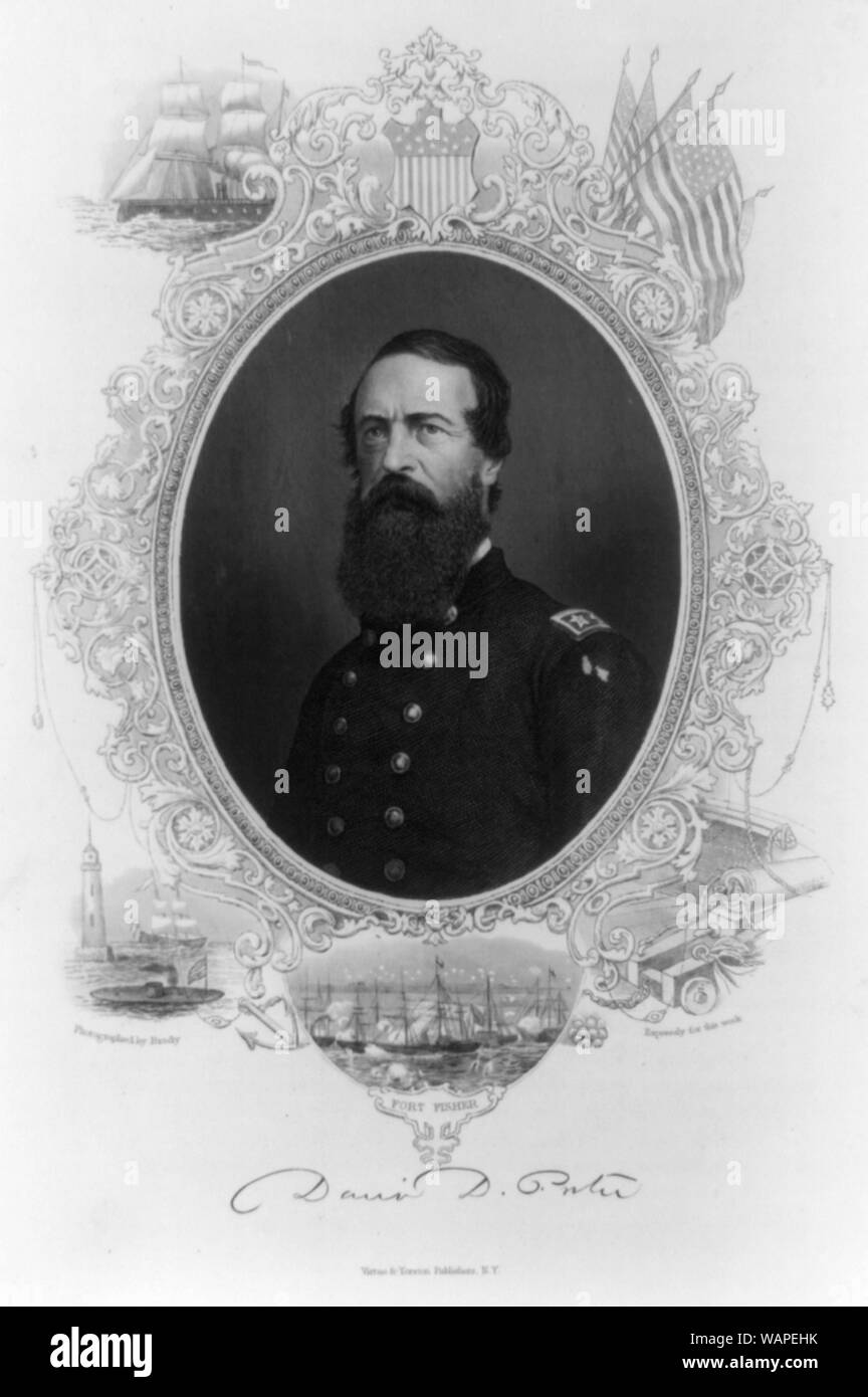 David D. Porter / photographed by Brady, expressly for this work Stock ...