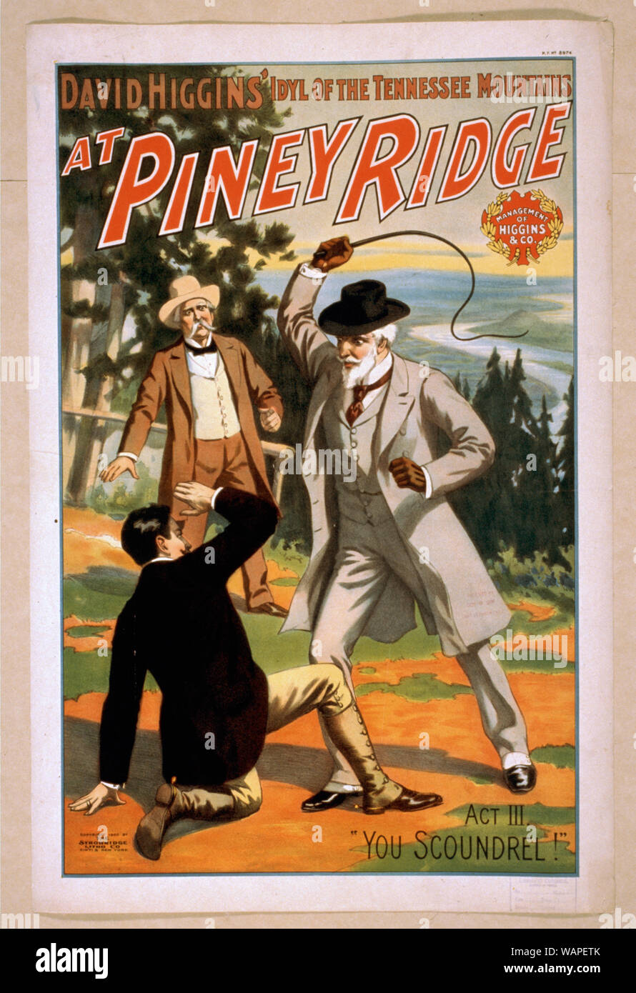 David Higgins' idyl of the Tennessee mountains, At Piney Ridge Stock ...