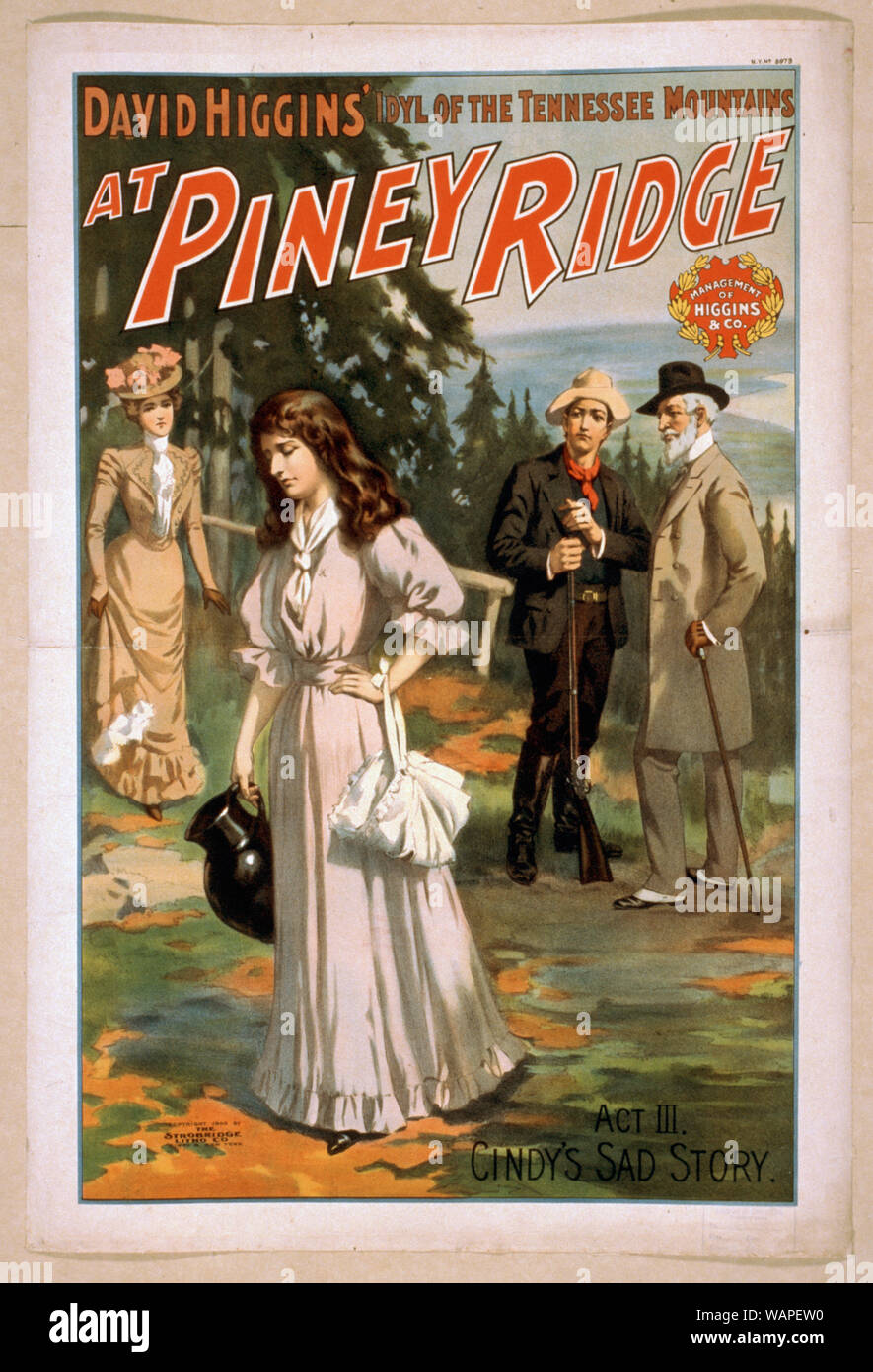 David Higgins' idyl of the Tennessee mountains, At Piney Ridge Stock ...
