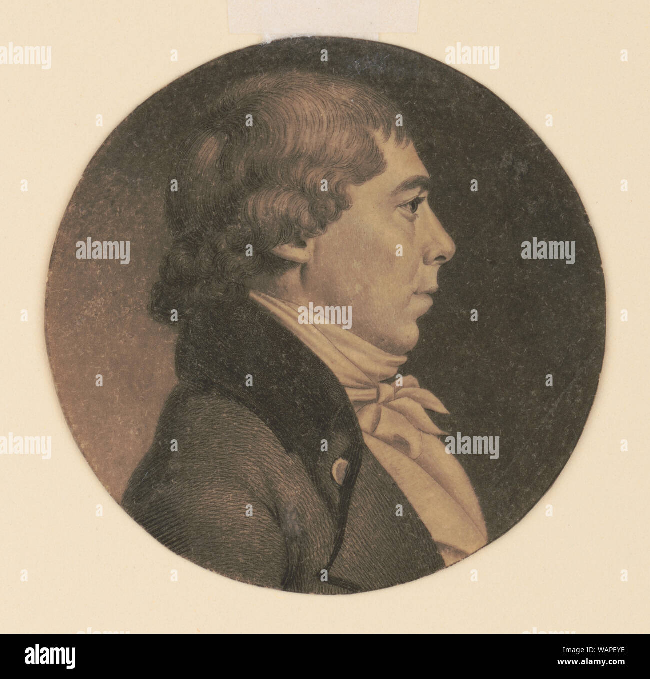 David Holmes, head-and-shoulders portrait, right profile Stock Photo ...