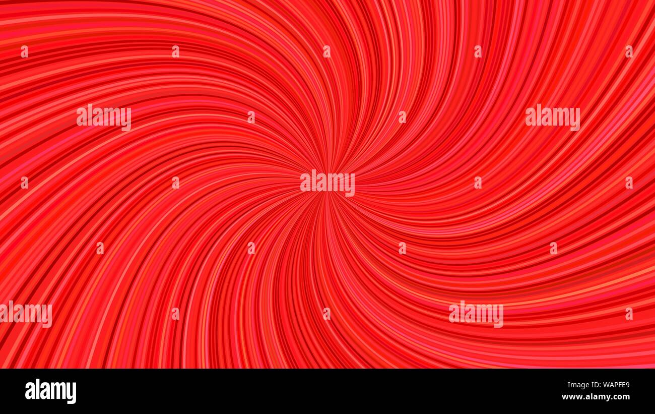 Red hypnotic abstract striped spiral background design - vector graphic ...