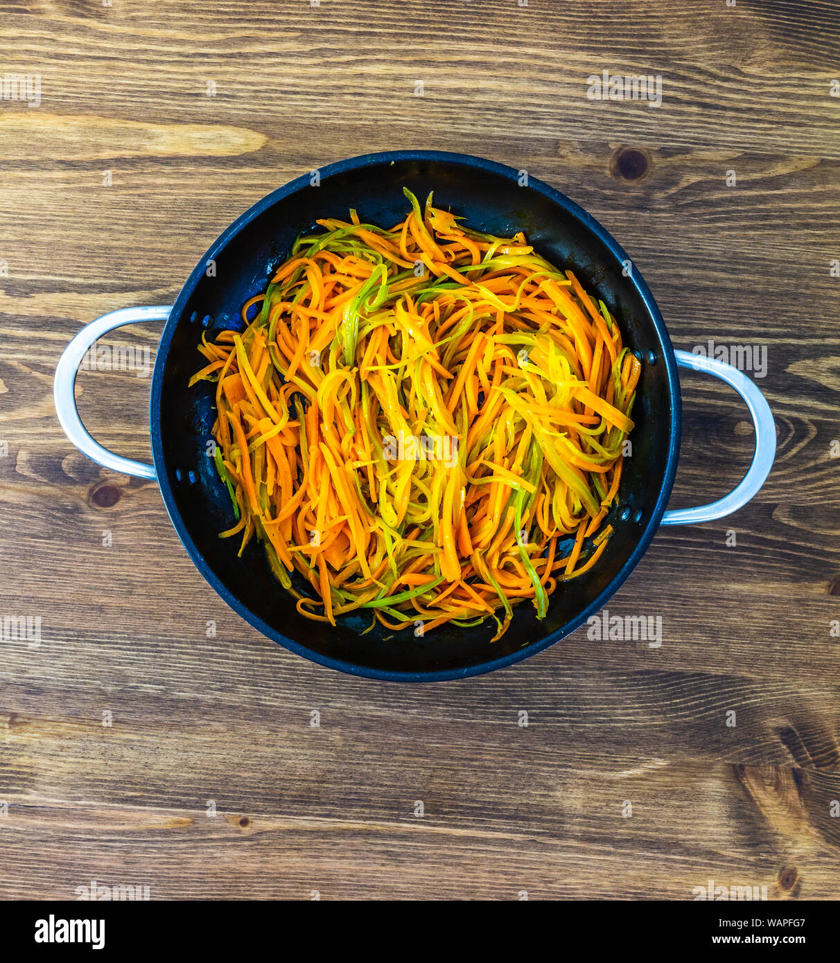 Carrot thin strips hi-res stock photography and images - Alamy