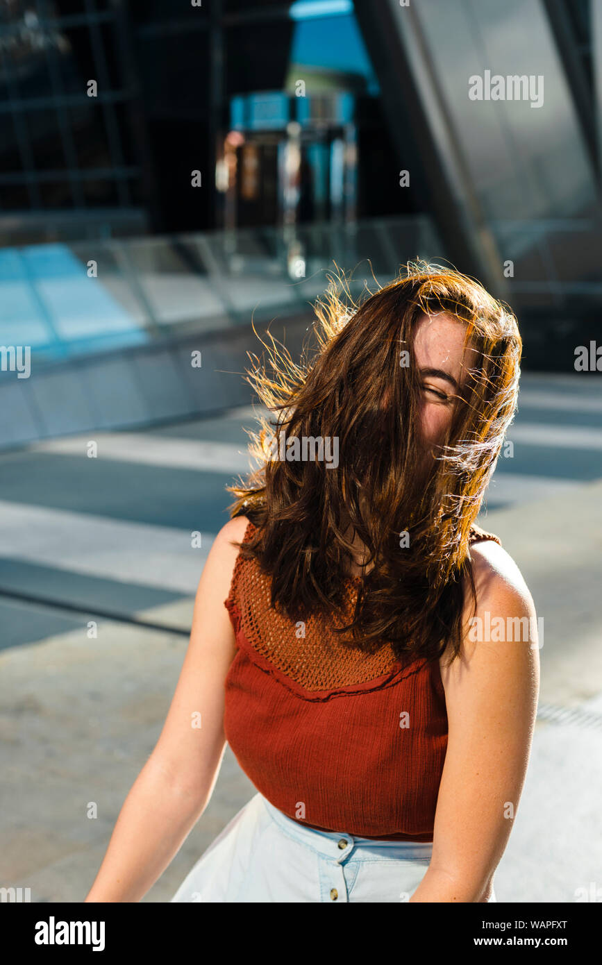 Blowing hair hi-res stock photography and images - Alamy