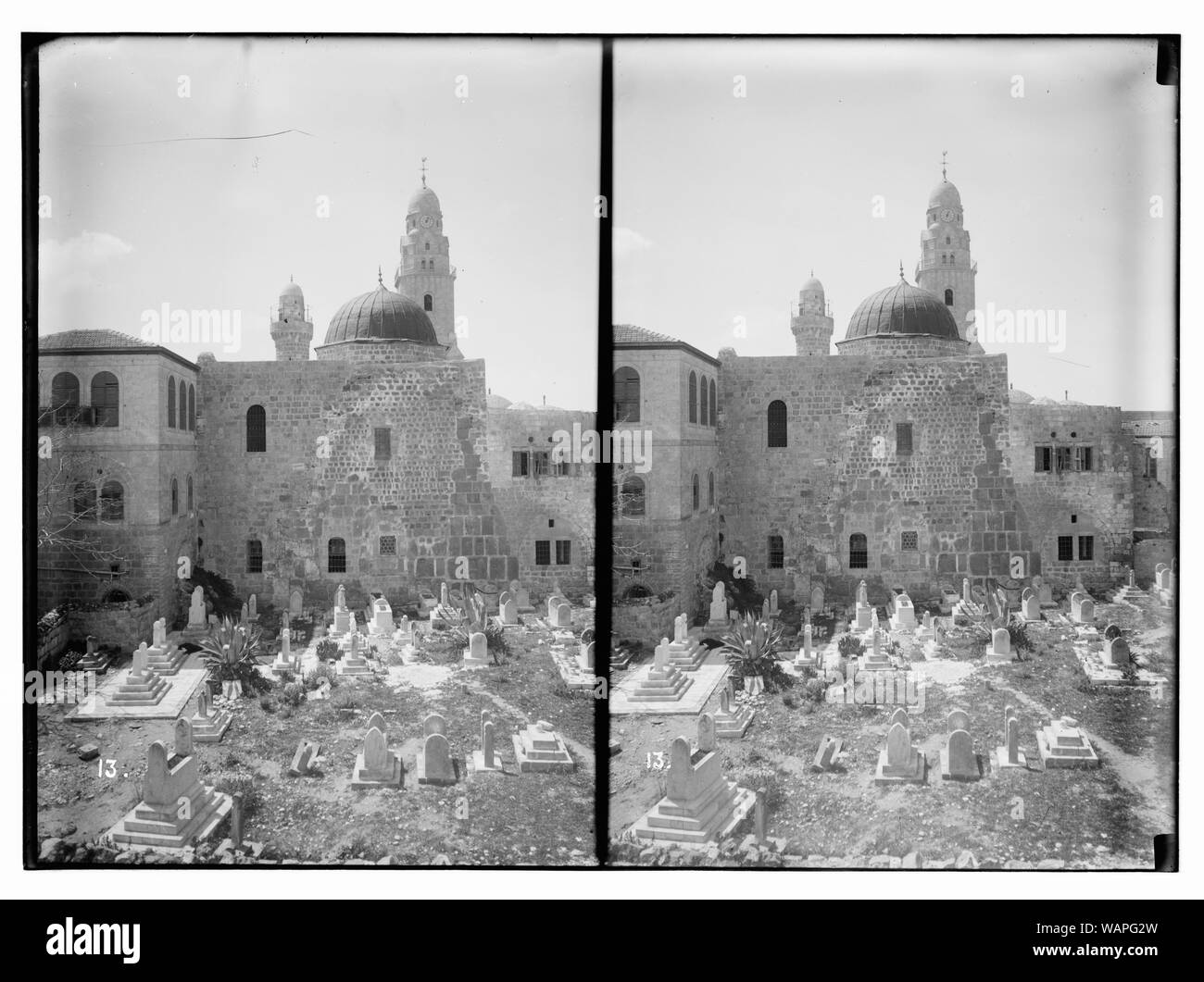 David's Tomb and Coenaculum from east Stock Photo - Alamy