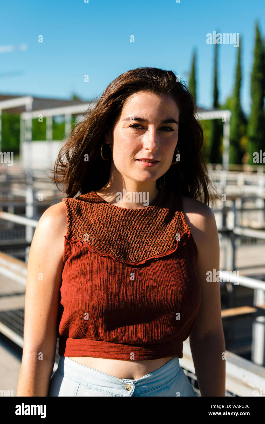 Woman freckles beauty hi-res stock photography and images - Alamy