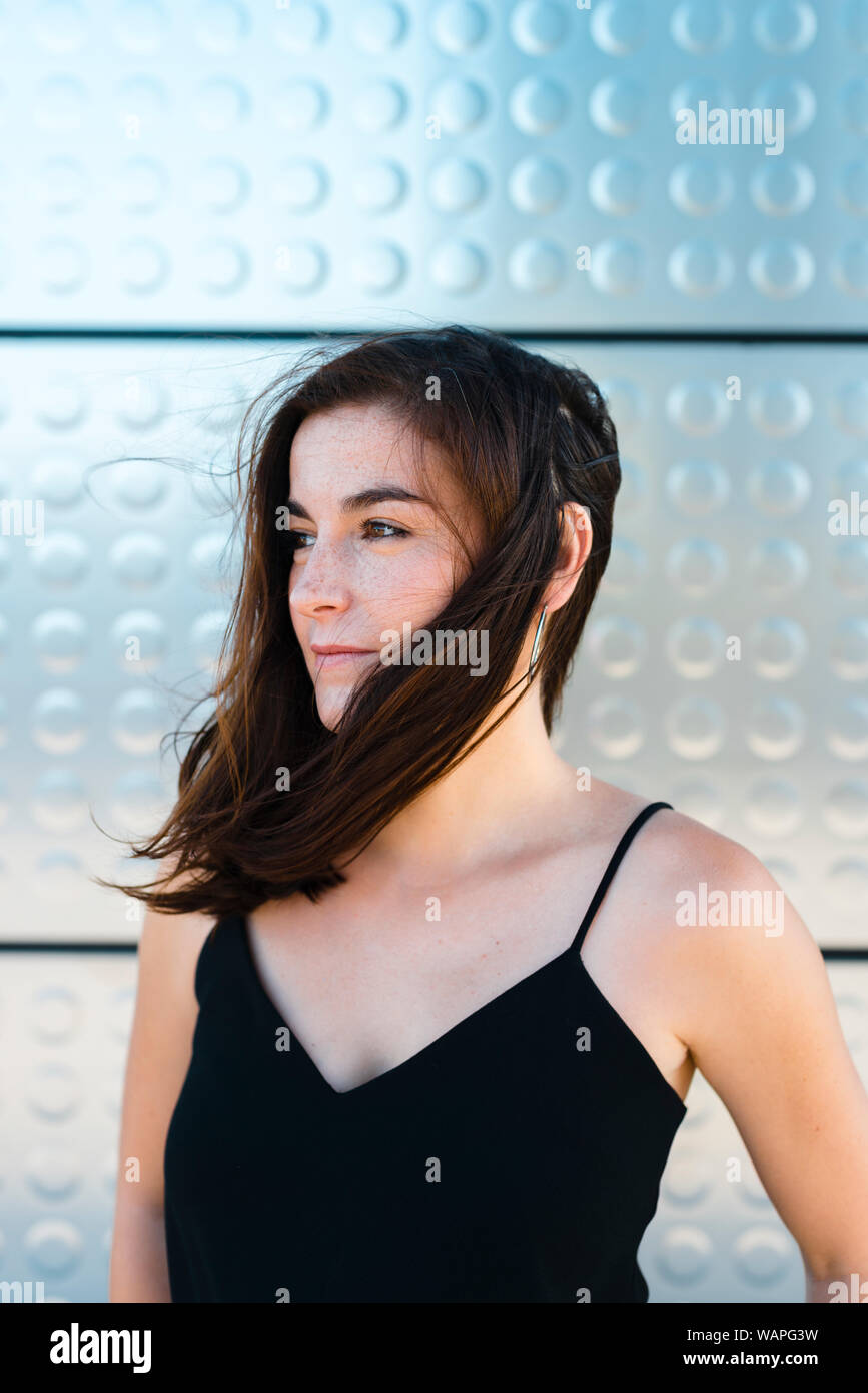 Dress blowing wind hi-res stock photography and images - Alamy