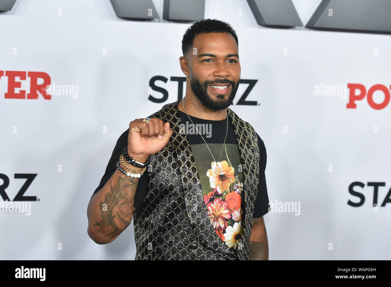Omari Hardwick at STARZ Madison Square Garden "Power" Season 6 Red ...