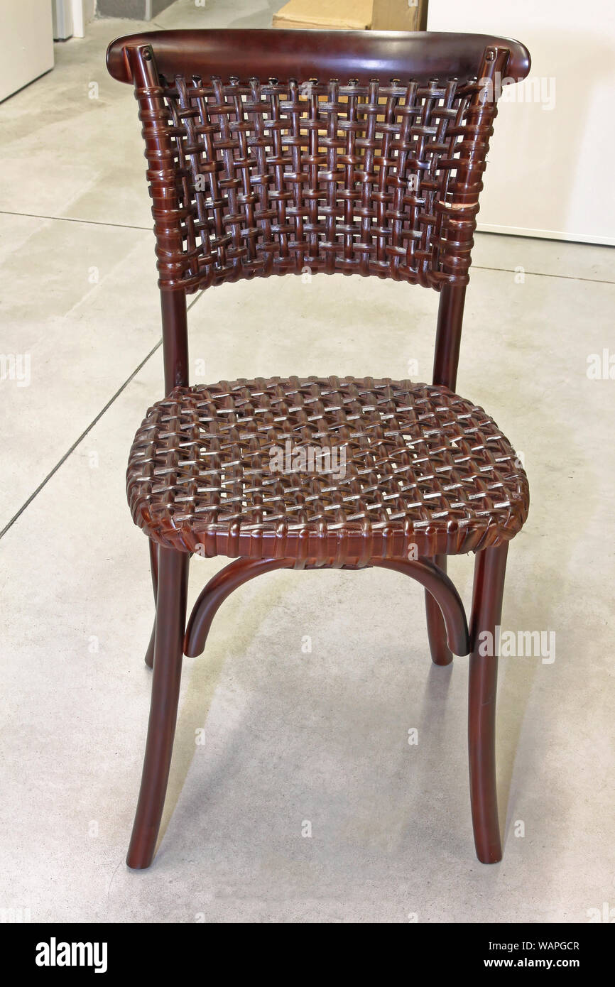 Brown wooden chair hi-res stock photography and images - Alamy
