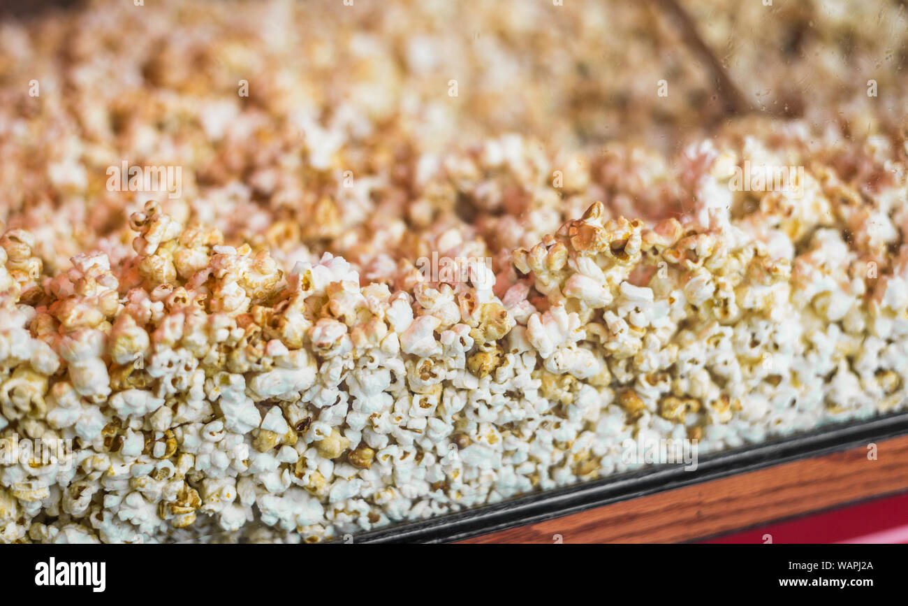 Close up of popcorn at a street food market Stock Photo - Alamy