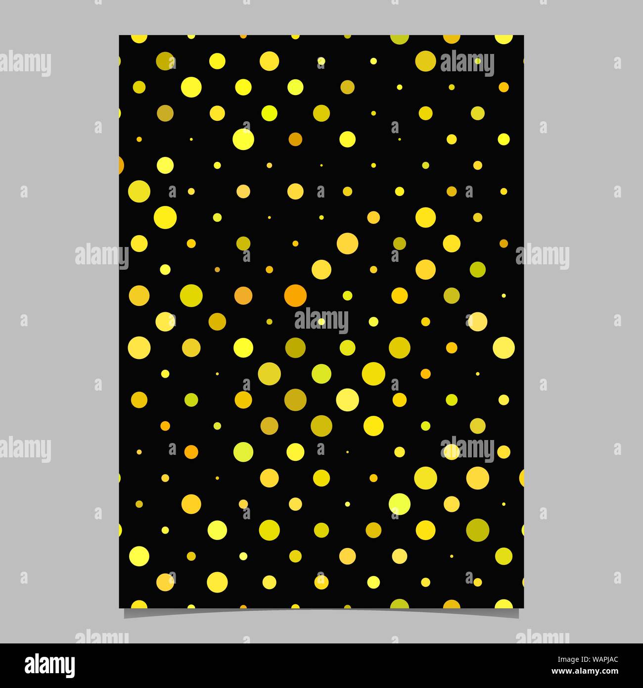 Geometrical Dot Pattern Background Brochure Template Vector Graphic