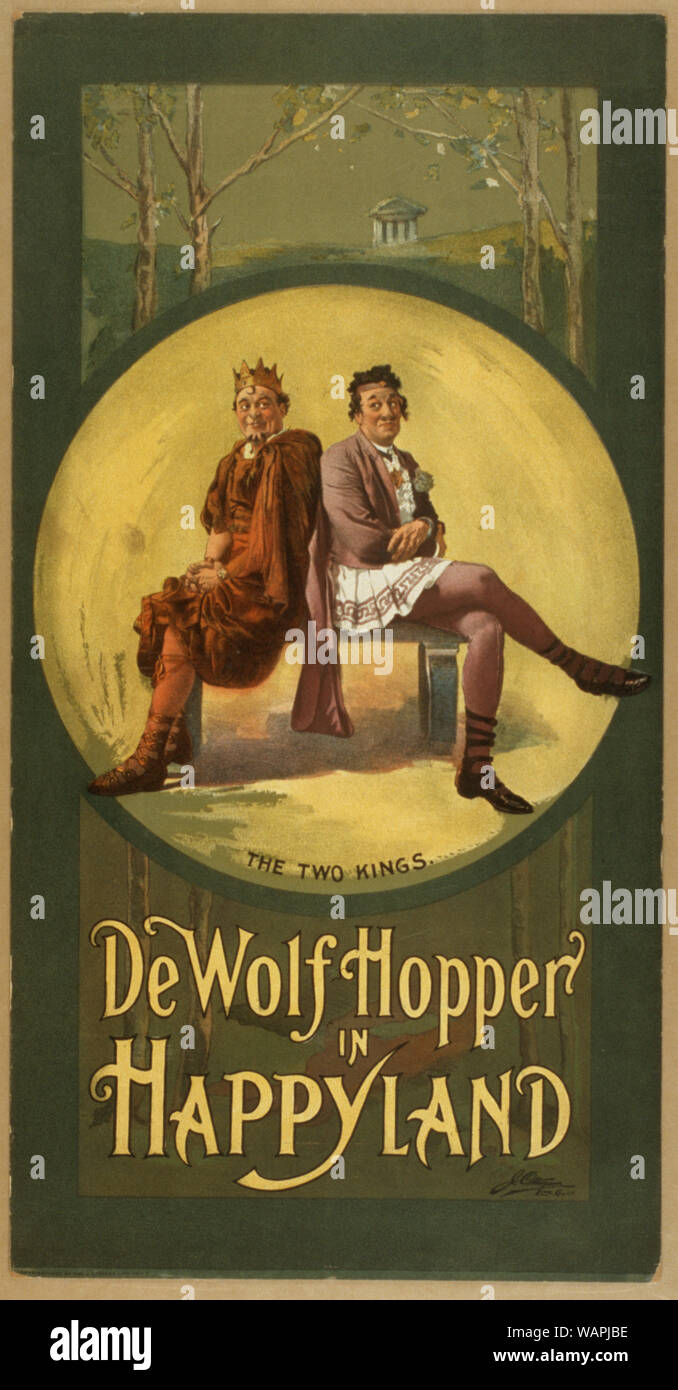 De Wolf Hopper in Happyland Abstract: 1 print : color lithograph ...