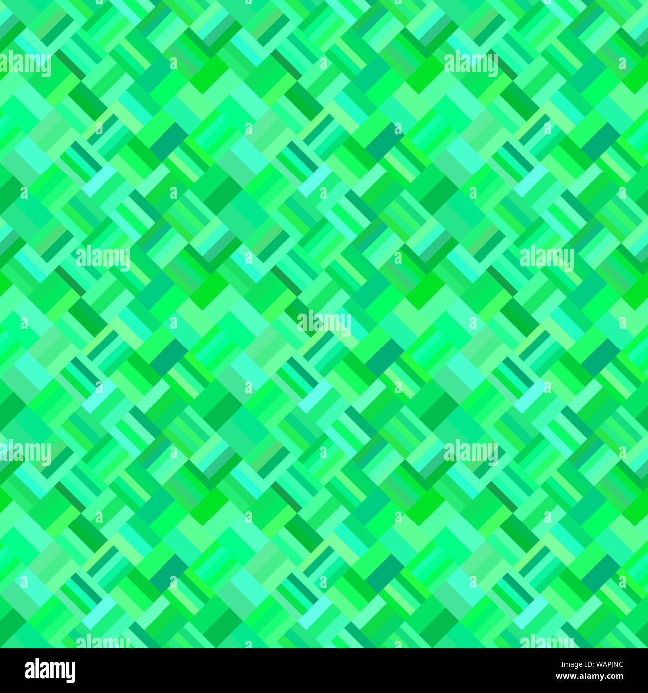 Green Abstract Diagonal Rectangle Mosaic Tile Pattern Background Repeating Graphic Design