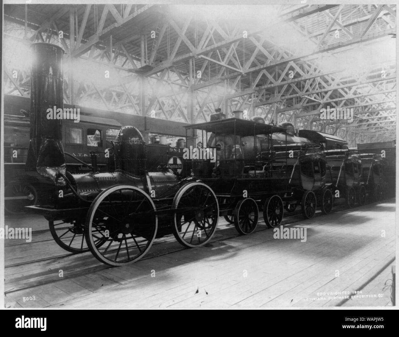 DeWitt Clinton railway train Stock Photo - Alamy