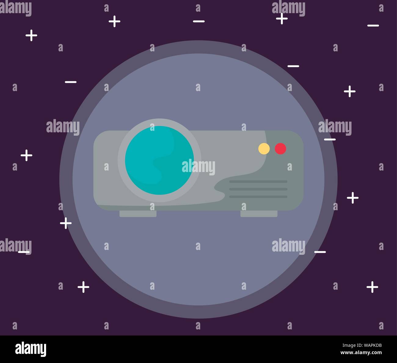 video beam projector isolated icon vector illustration design Stock ...