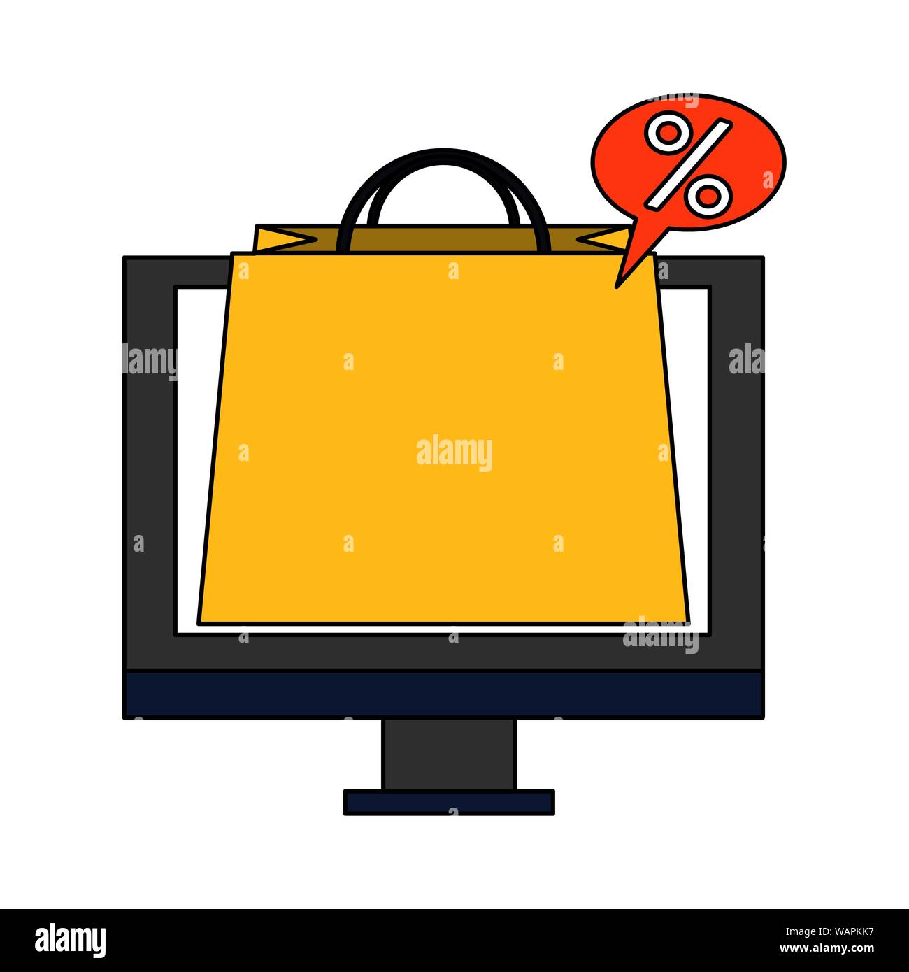 online shopping ecommerce sale cartoon Stock Vector Image & Art - Alamy