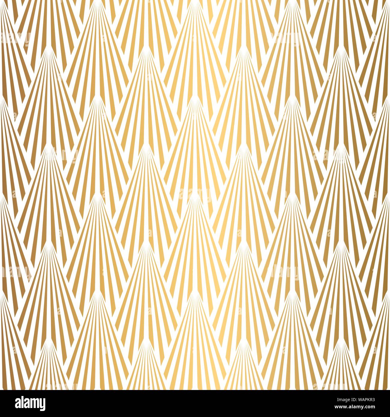 Art Deco Pattern. Seamless white and gold background Stock Vector Image ...