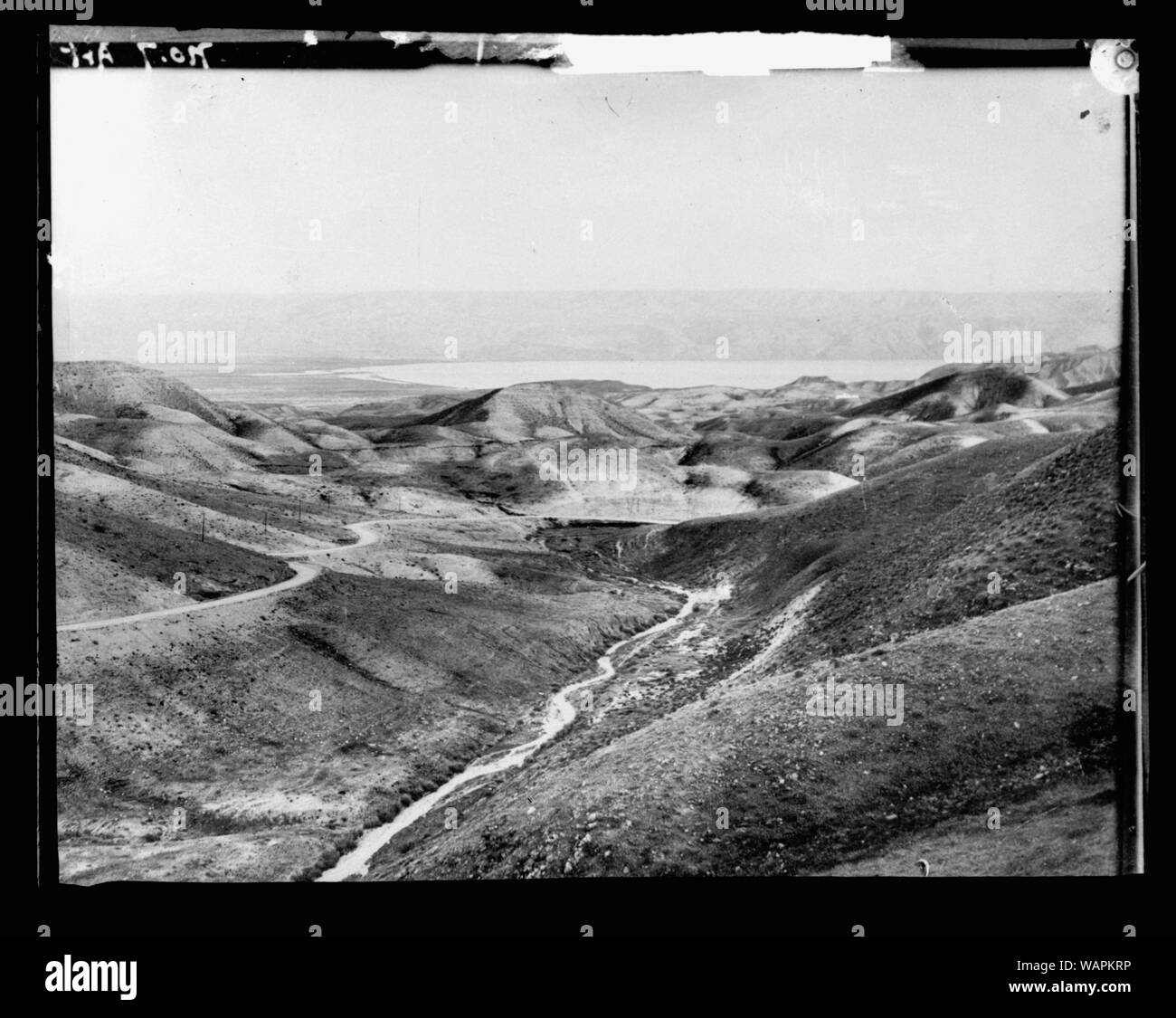 Dead Sea and Mts. of Moab, from Wilderness of Judea Stock Photo - Alamy