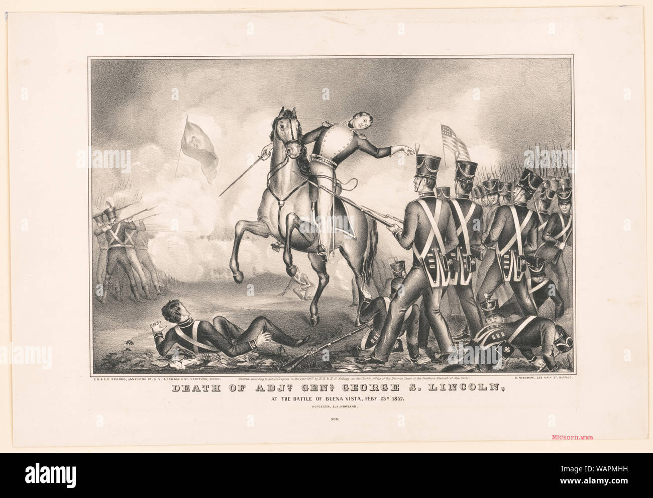 Death of Adjt. Genl. George S. Lincoln Stock Photo - Alamy