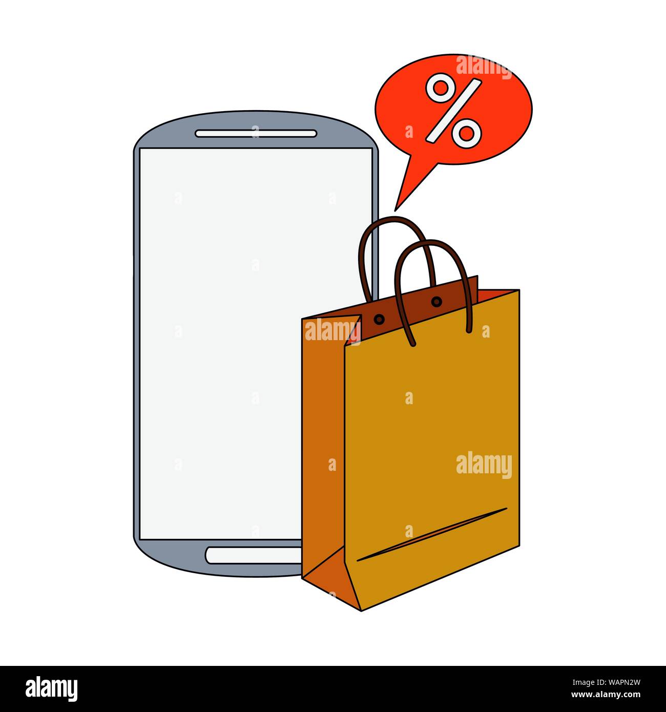 online shopping ecommerce sale cartoon Stock Vector Image & Art - Alamy