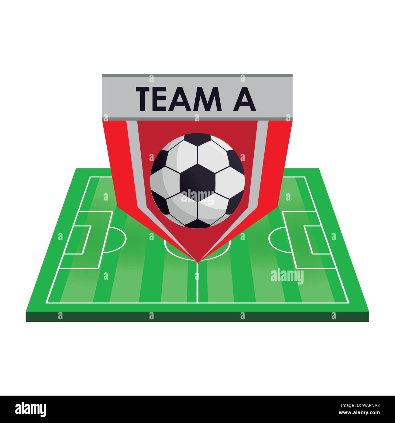 Soccer football sport game concept Stock Vector Image & Art - Alamy