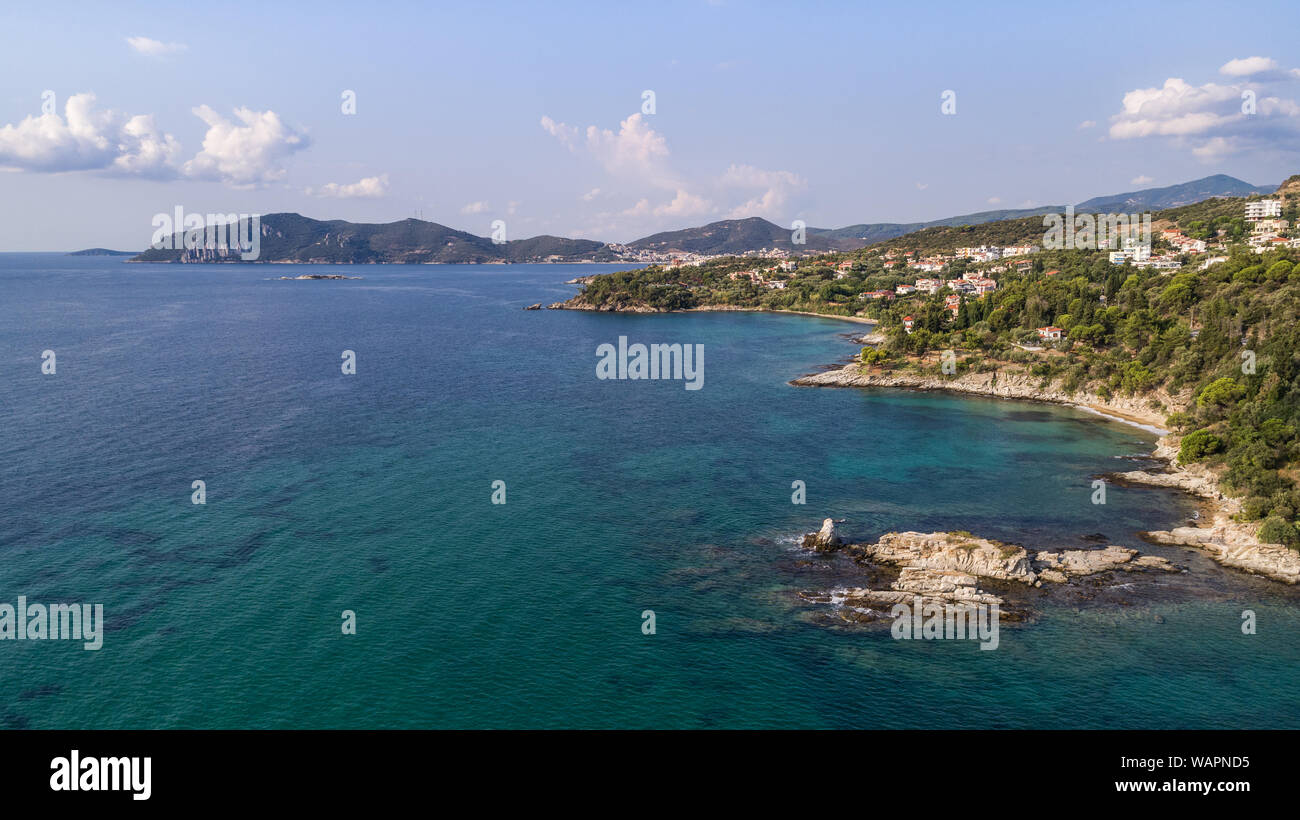 coast of the town Nea Iraklitsa near Kavala, Greece Stock Photo - Alamy