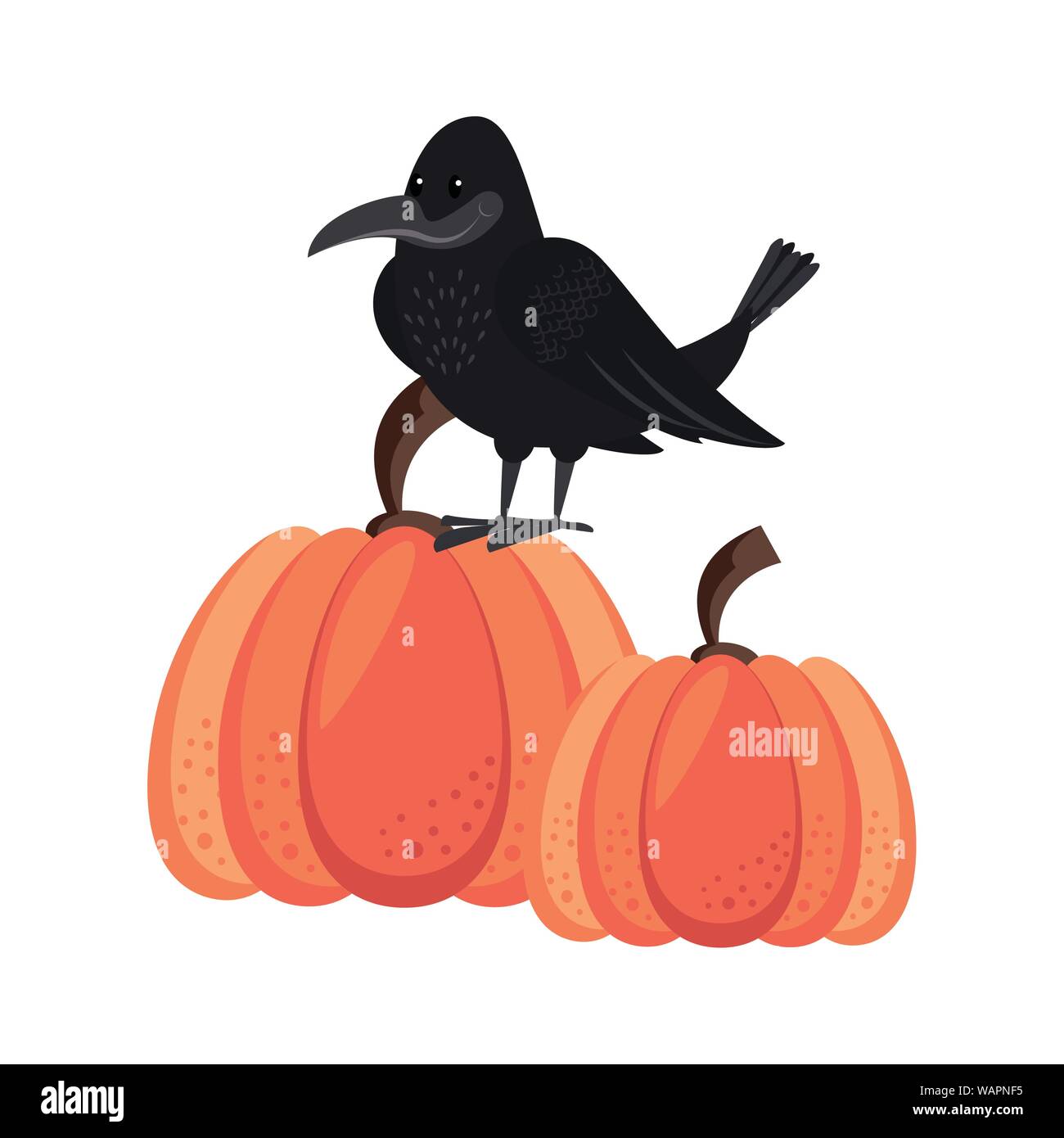 Wild animals and elements thanksgiving day and autumn season Stock ...
