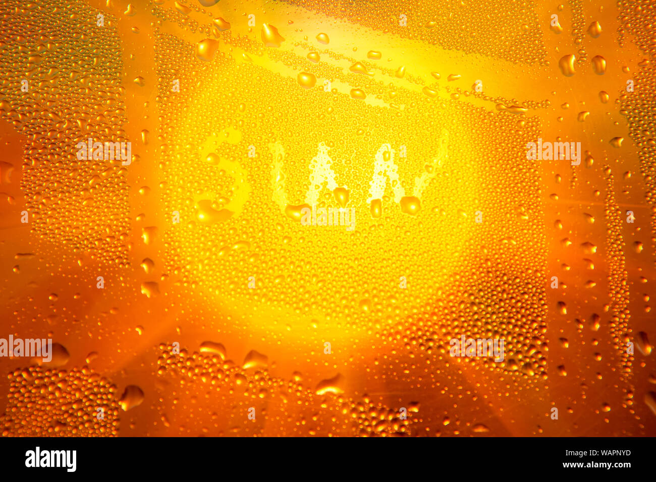 Word liquid written in hi-res stock photography and images - Alamy