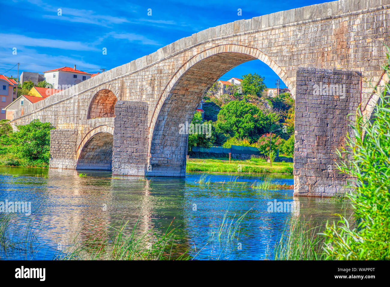 Arslanagic Bridge on Trebisnjica River in Trebinje ,Bosnia and ...