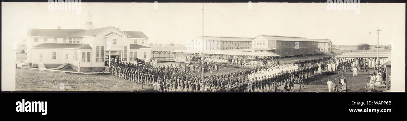 Dedication of Red Cross Convalescent House, Base Hospital, Camp ...