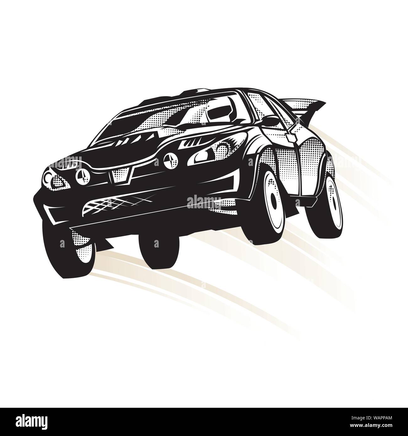 Speed automobile racing and off road rally car. Championship extreme ...