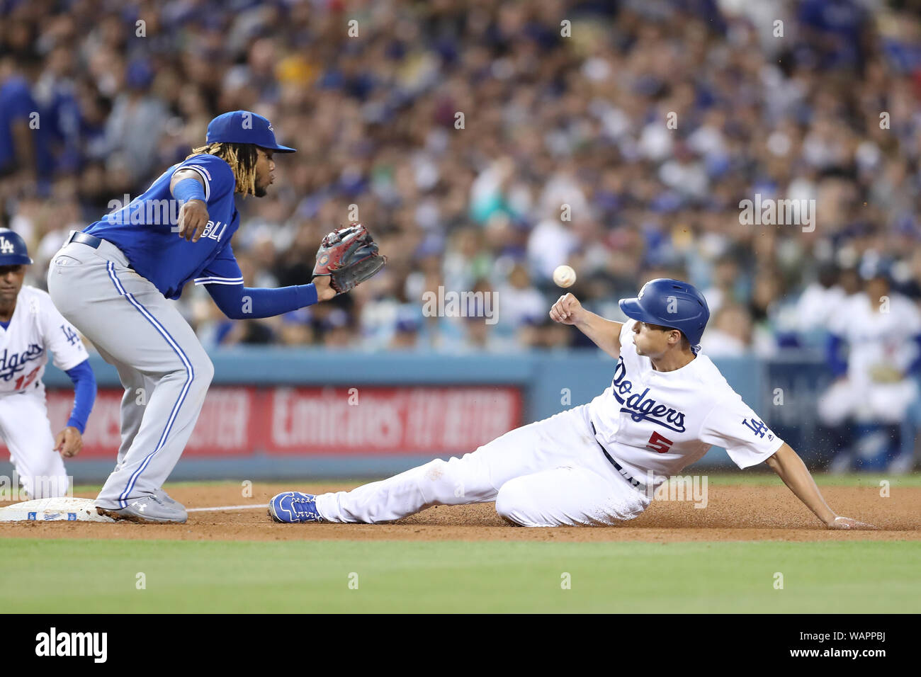 August 20, 2019, Los Angeles, California, USA: Los Angeles Dodgers ...
